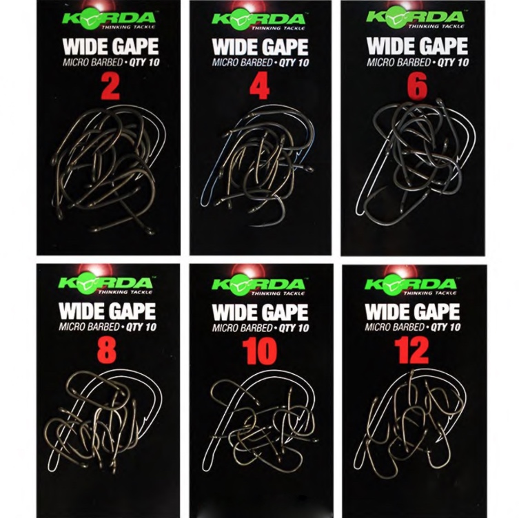 Korda Wide Gape Hooks £4.25 – Pro Master Angling