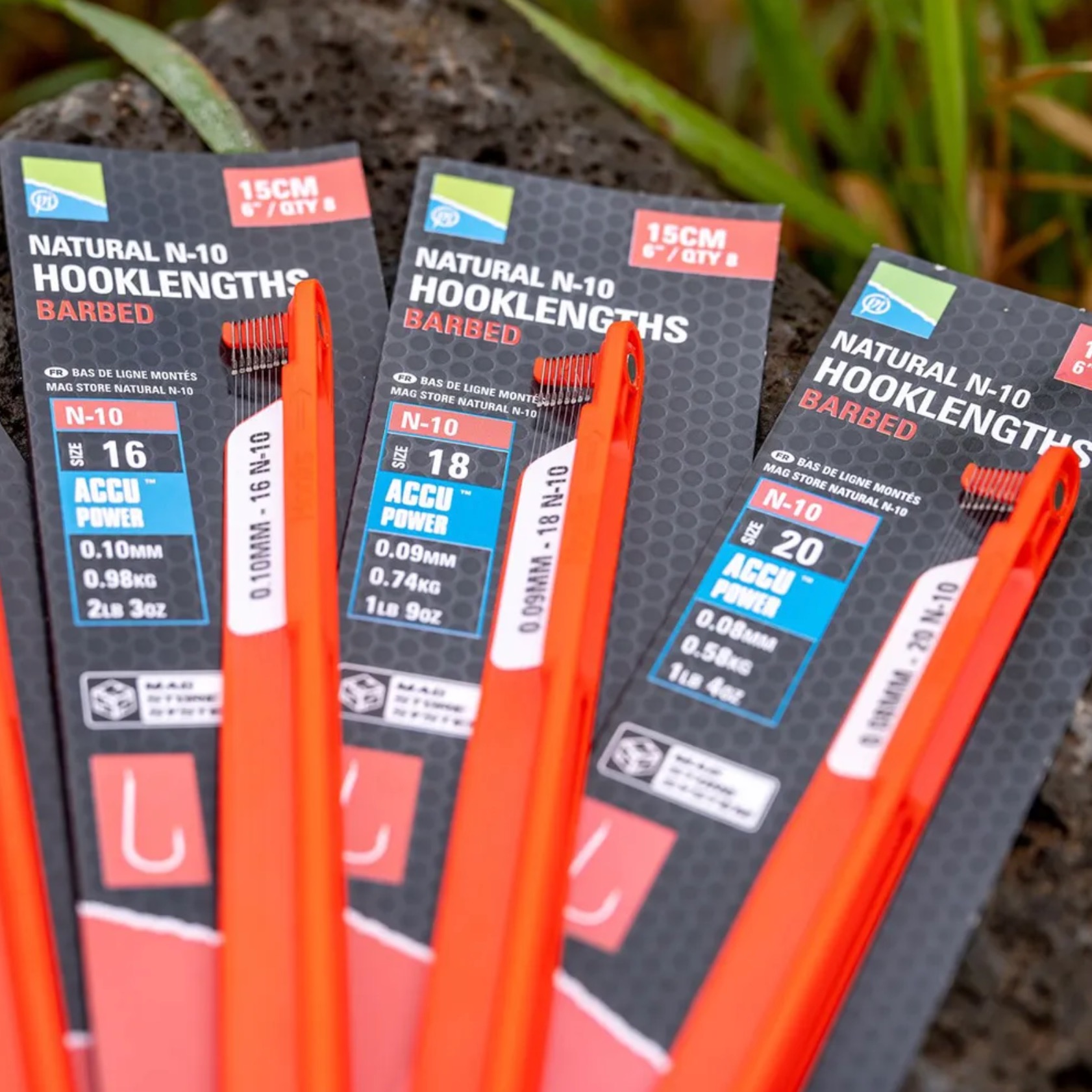 Preston Innovations Natural N-10 Barbed Hooklengths £3.35 – Pro Master ...